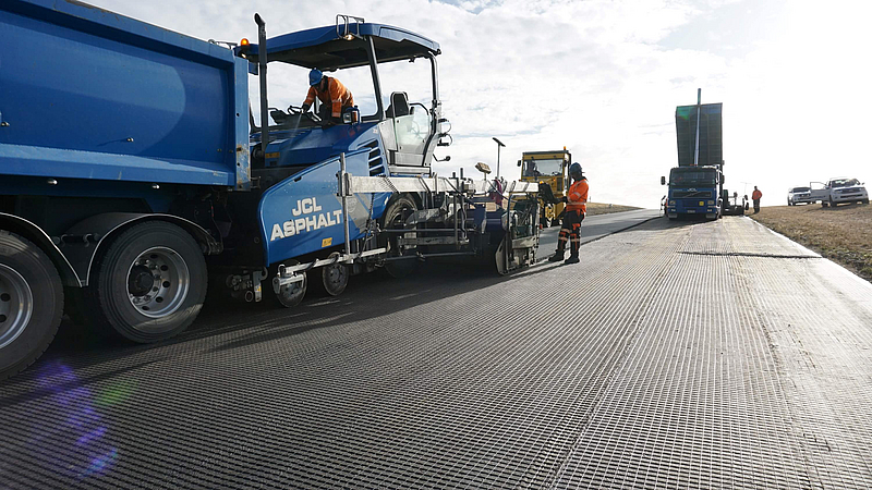 HaTelit asphalt reinforcement for sustainable road rehabilitation